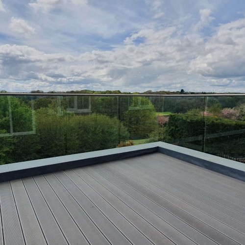 Side Fixed Glass Balustrade - System 7