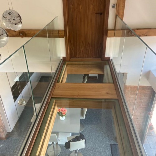 Walk-On Glass Floor with Frame | UK Safety - Dio-Met