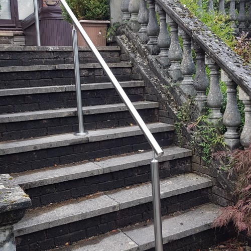 Stainless Steel Access Handrails | UK Stairs- Dio-Met