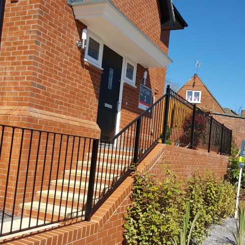 Ornate Balustrade Ramp Railings