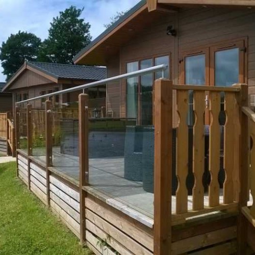 Inline Upstand Handrail Bracket