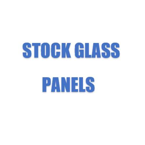 Stock glass panels