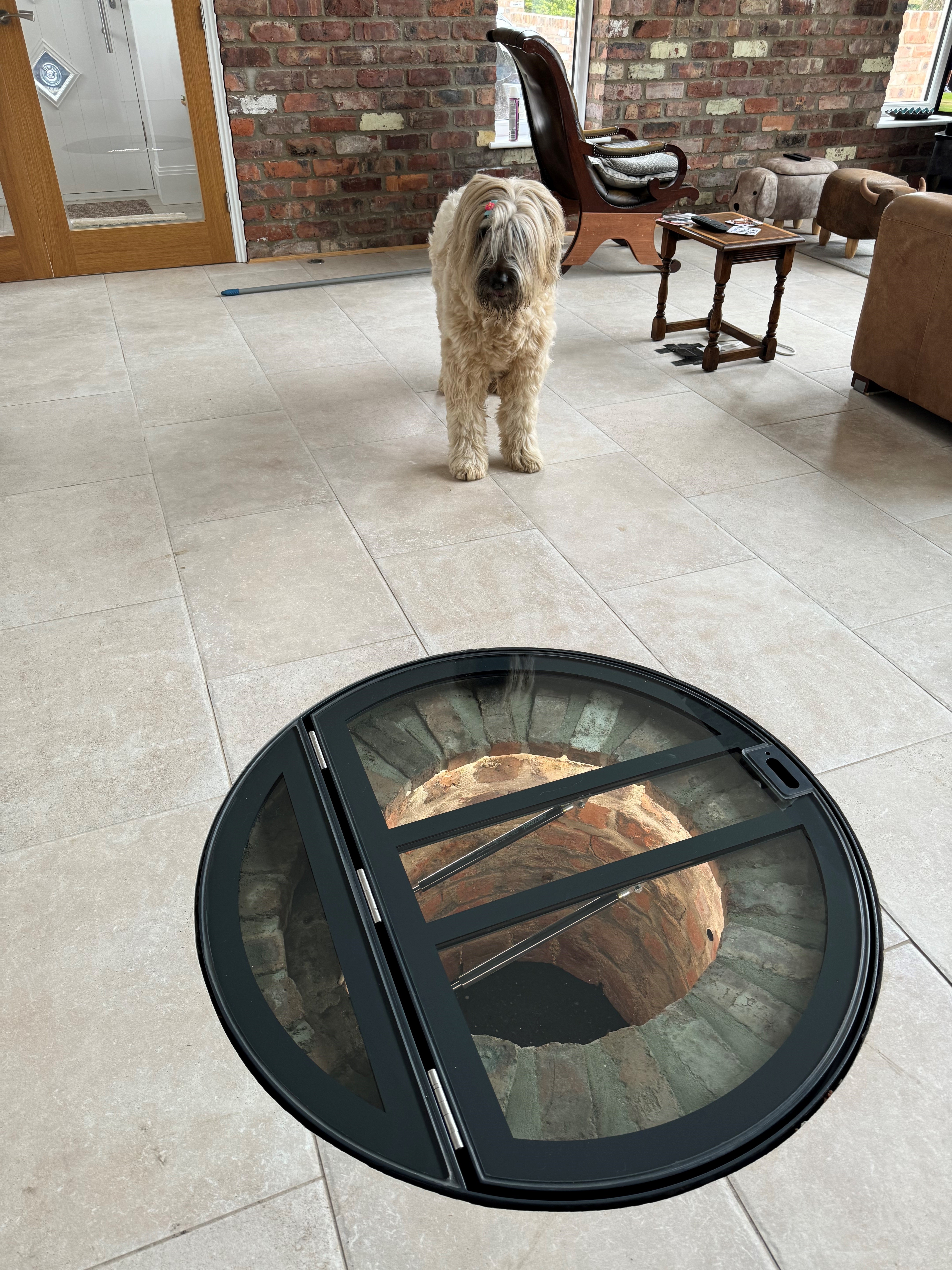 Hinged Glass Well Cover | Walk-on Access Hatch for Wells & Cellars